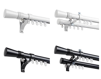 Extra-Long Curtain Rod | Custom Aluminum Sliding Rods for Large Window